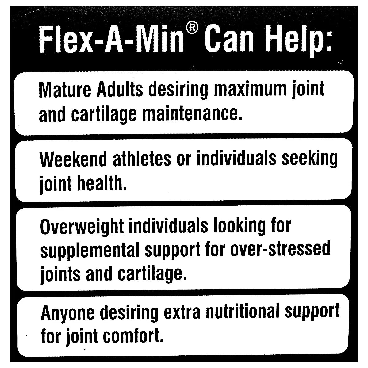 Flex-a-min Alivia Dolor en Articulaciones – Naturales y Saludables